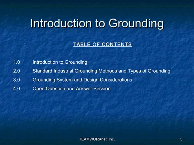Good grounding practices | PPT