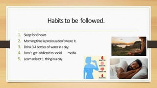 Good Habits.pptx | Healthy Living