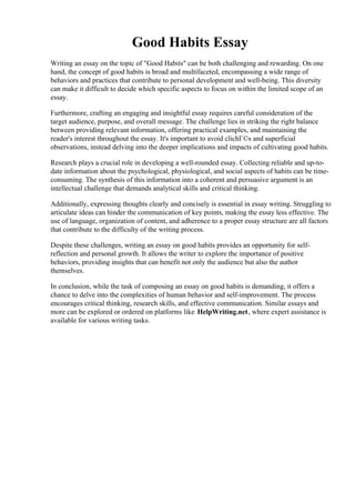 Good Habits Essay.pdf