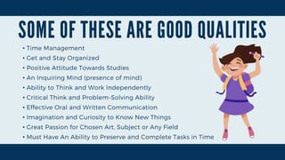 Good habits of successful students | PPTX