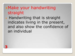 Good handwriting | PPTX