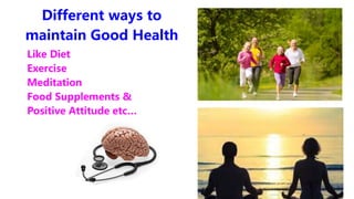 Secrets of Good health | PPTX