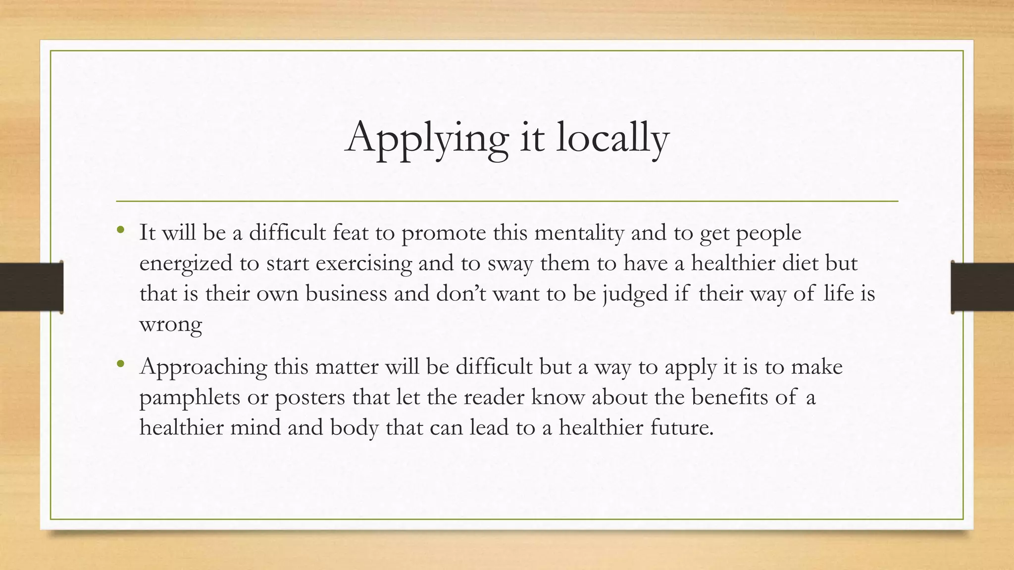 Good health and well being | PPTX