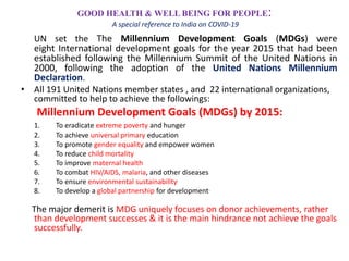 GOOD HEALTH AND WELLBEING OF PEOPLE | PPTX