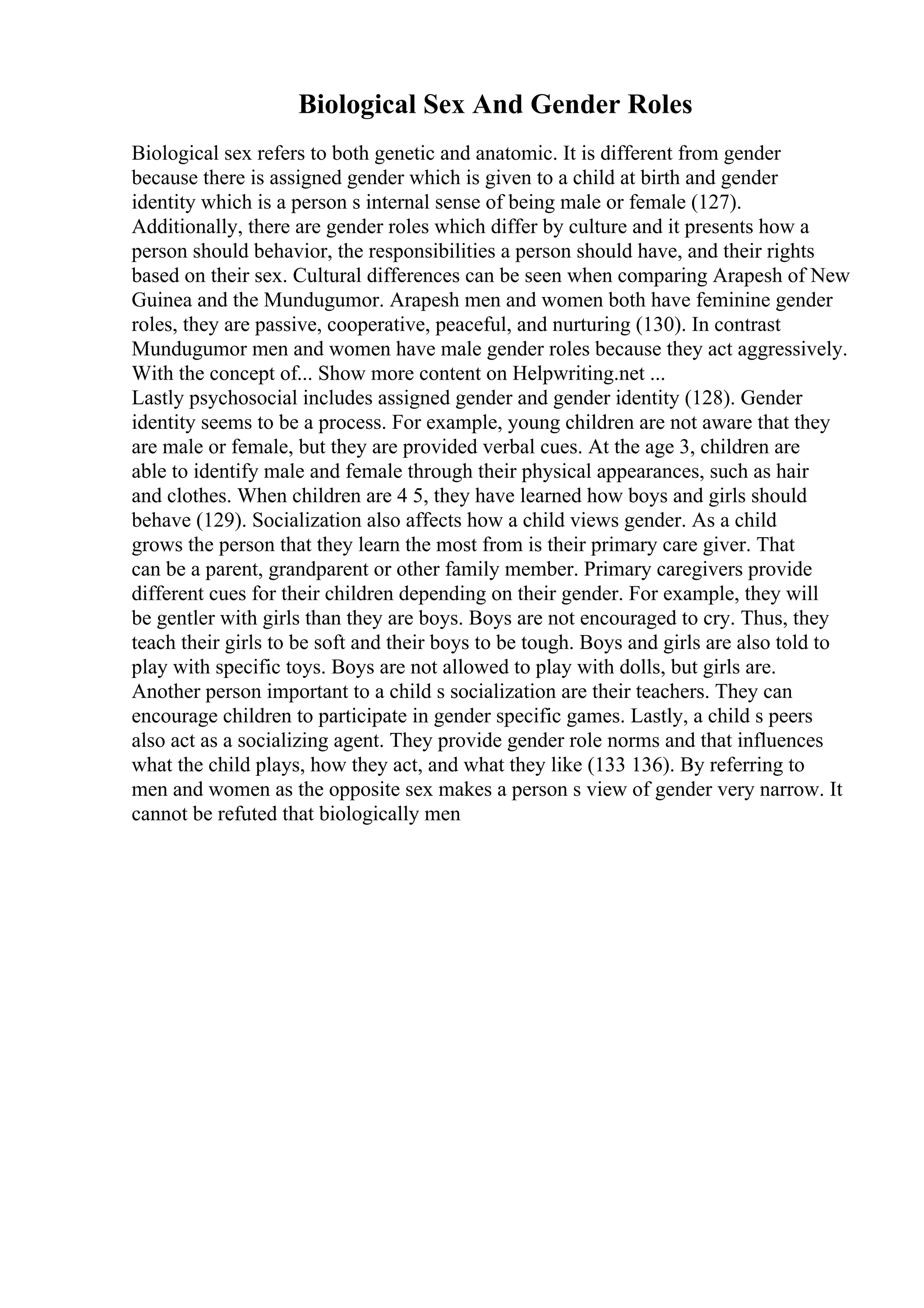 Good High School Essay Examples | PDF