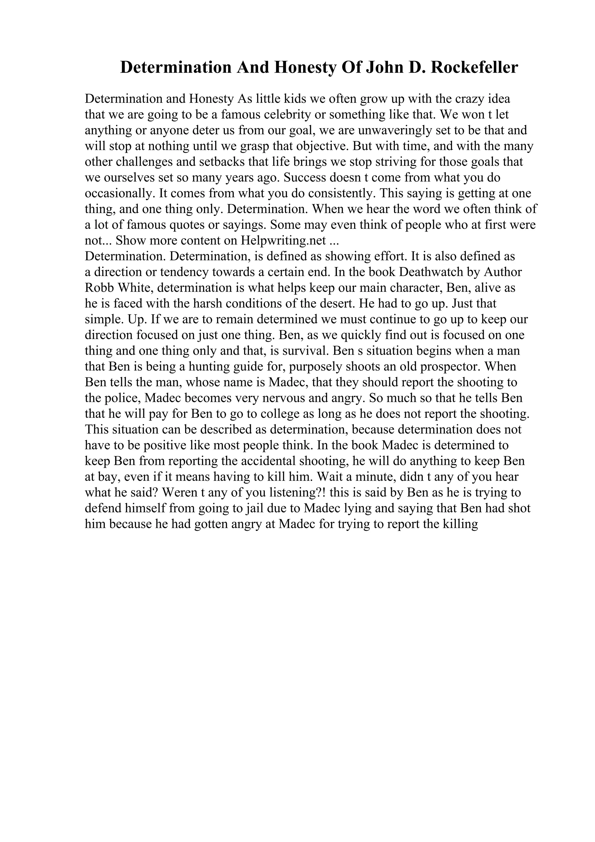 Good High School Essay Examples | PDF