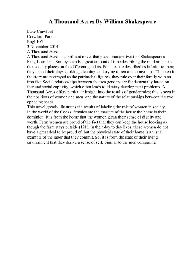 Good High School Essay Examples | PDF