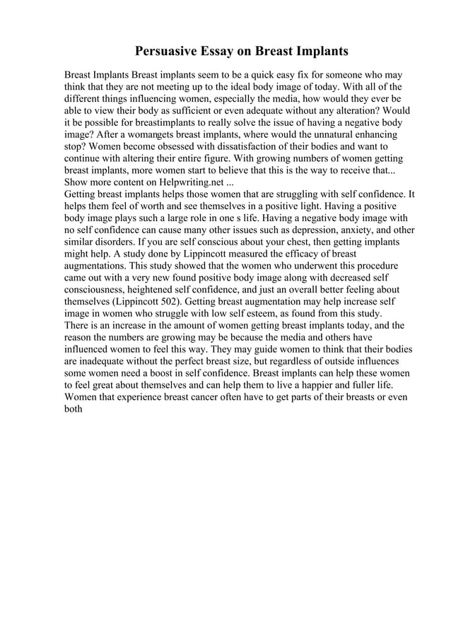 Good High School Essay Examples | PDF