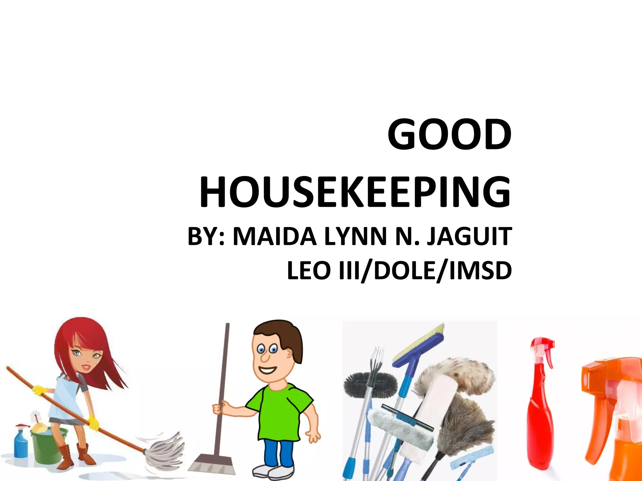 Good Housekeeping | PPT