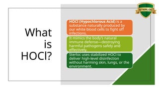 Good Hygiene Habits with Sterloc | Safe Protection Powered by HOCl.pptx
