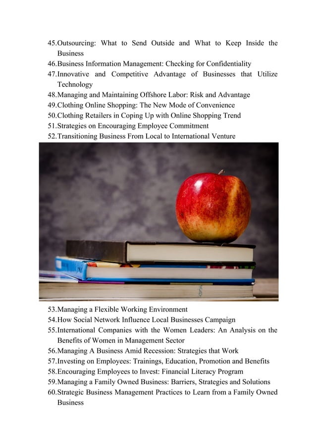 Good Ideas for MBA Capstone Projects | PDF | Business Administration ...