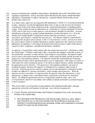 Good Importer Practices | PDF