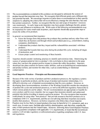 Good Importer Practices | PDF