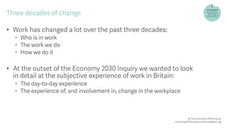 Good job? How our experience of work has changed over the past 30 years ...