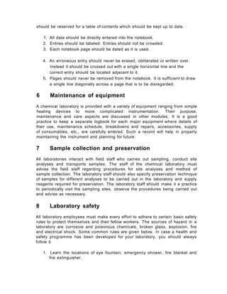 Good laboratory practice | PDF