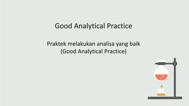 Good laboratory practice | PPTX