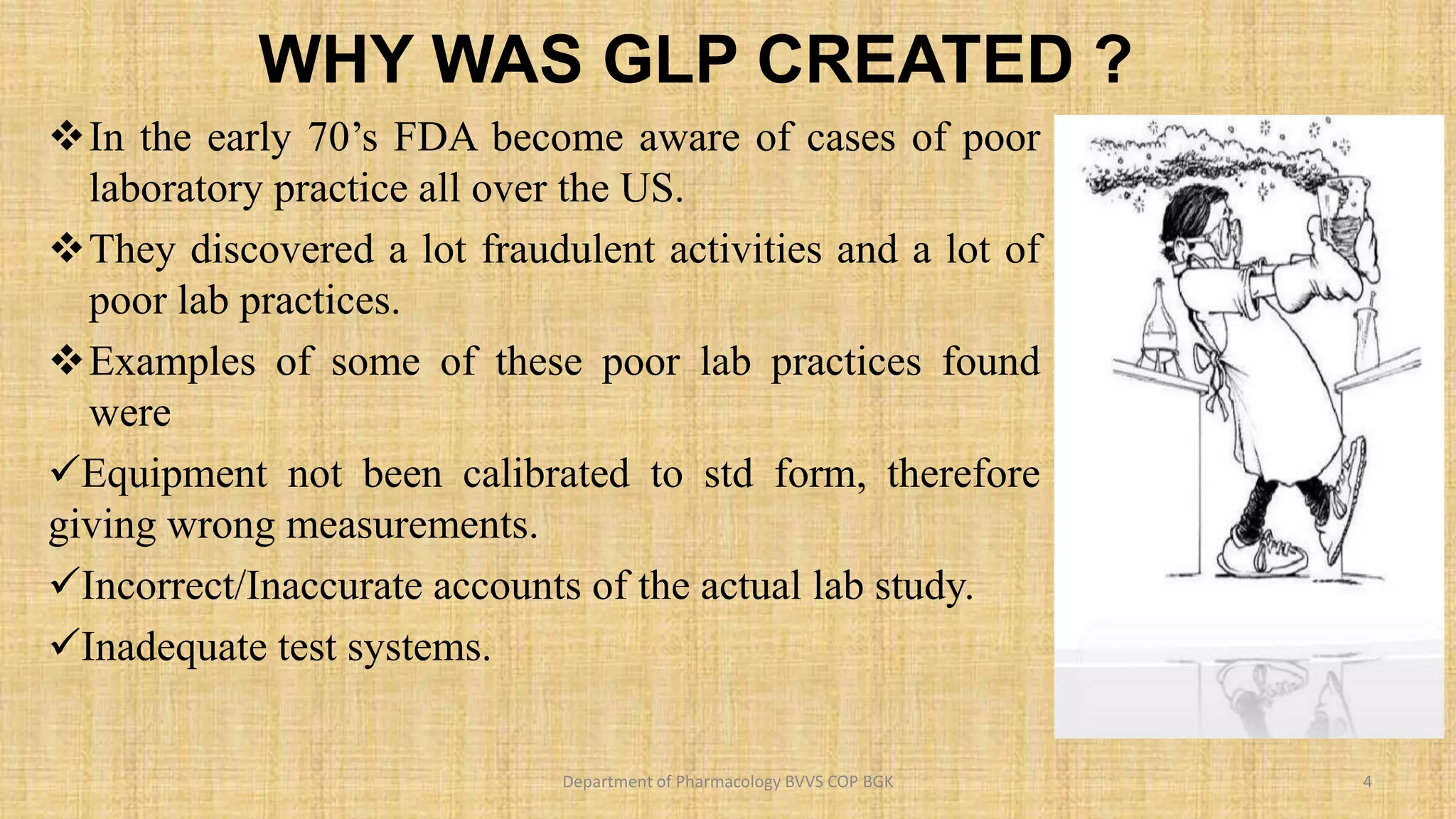 Good laboratory practice | PPTX