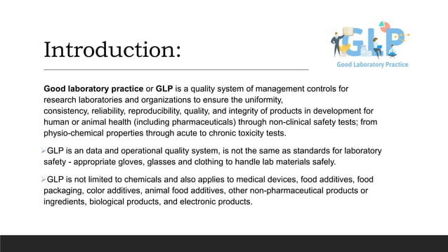 Good Laboratory Practice(GLP).pptx