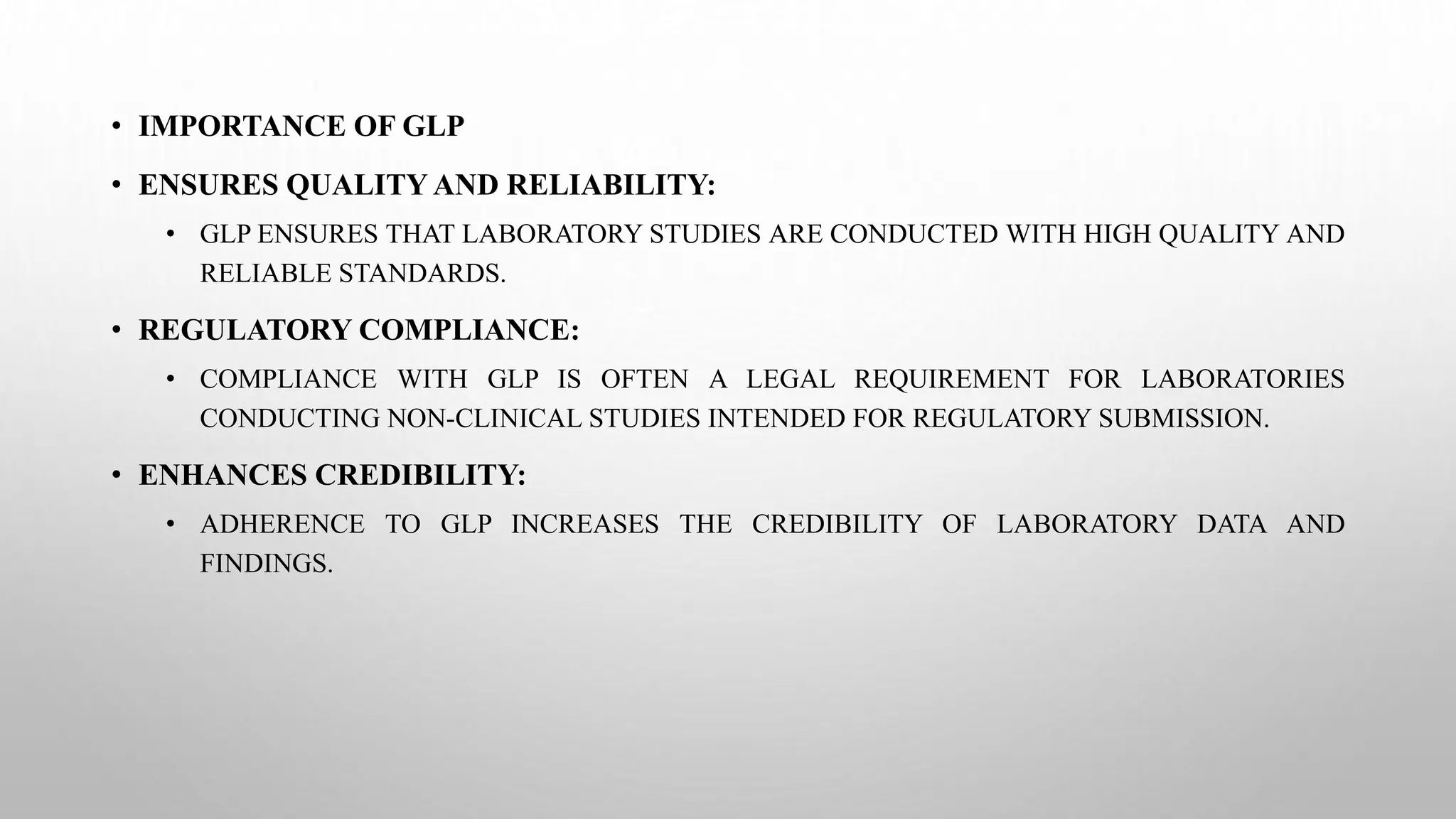 Good Laboratory Practice (GLP).pptx..... | PPTX