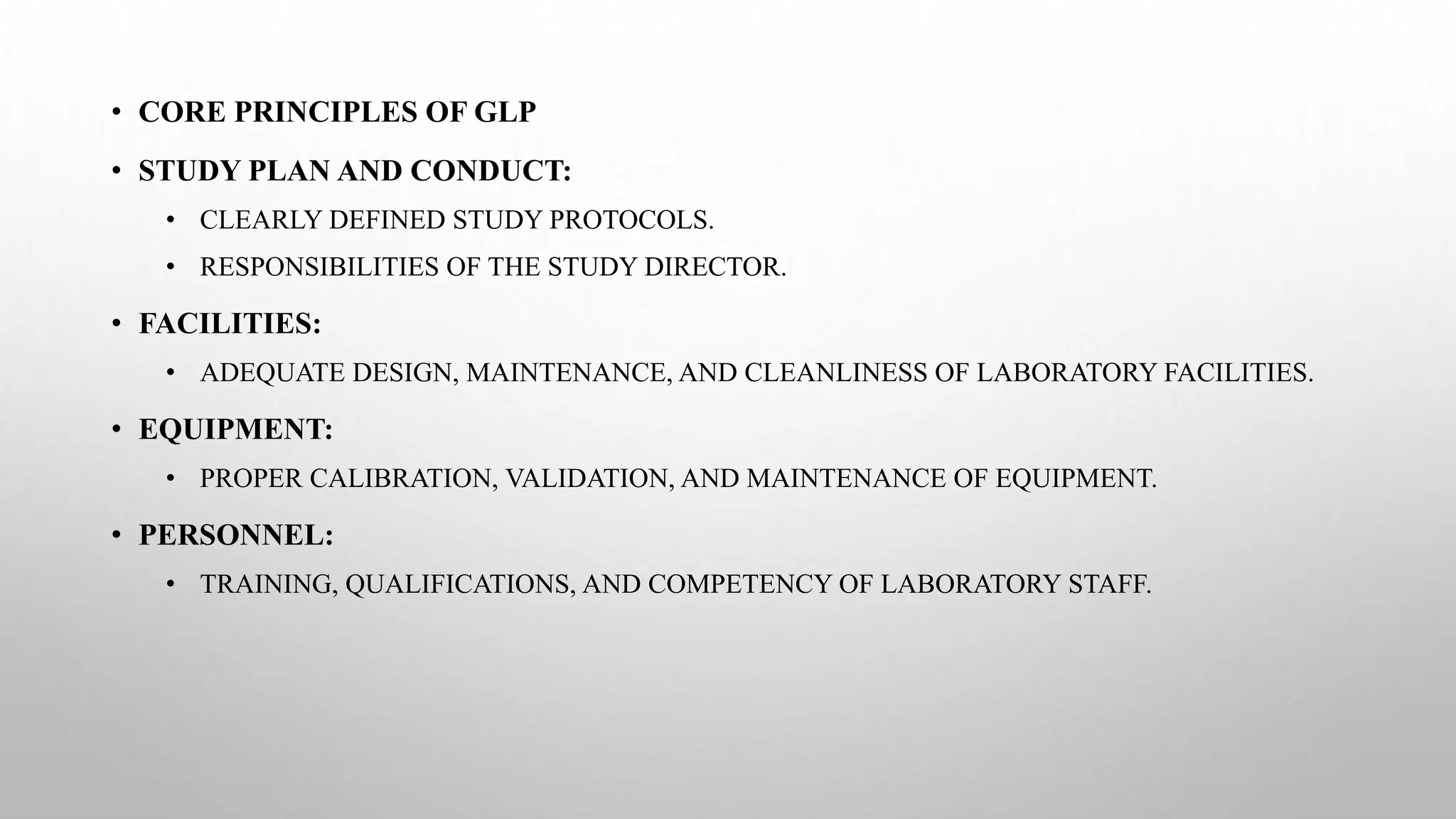 Good Laboratory Practice (GLP).pptx..... | PPTX