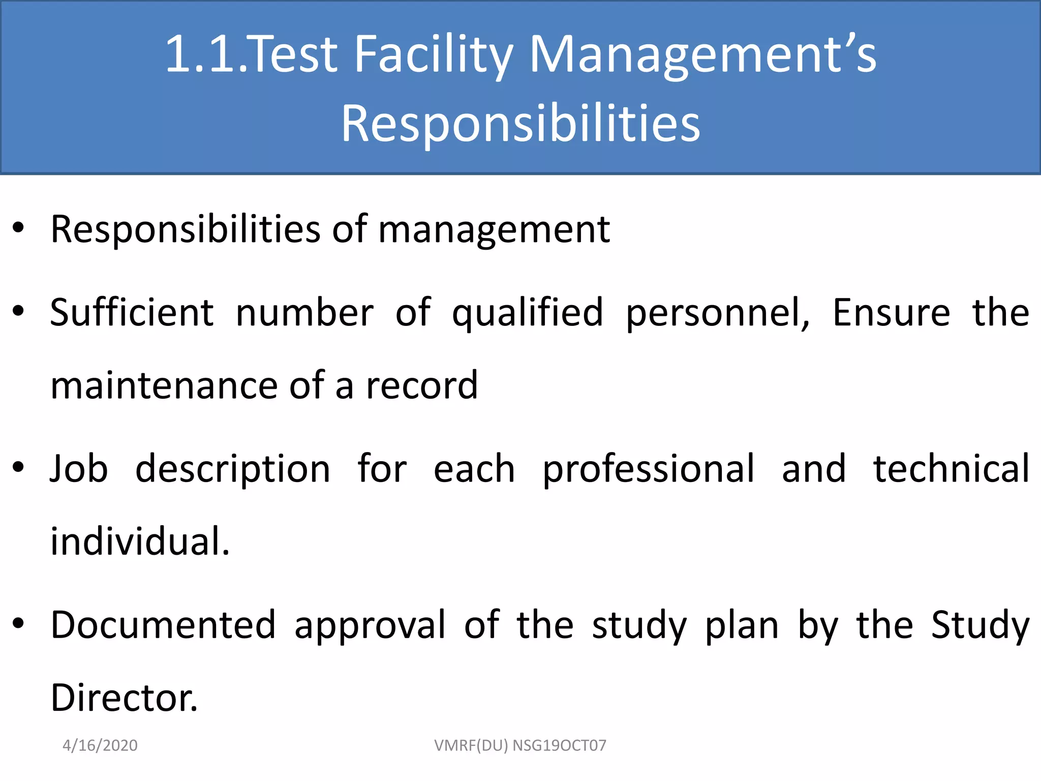 Good laboratory practice guidelines. GLP IN INDIA. | PPTX