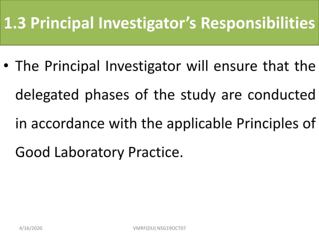 Good laboratory practice guidelines. GLP IN INDIA. | PPTX | Educational ...