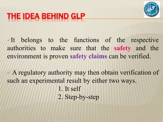 Good laboratory practices of pharmaceuticals | PPTX