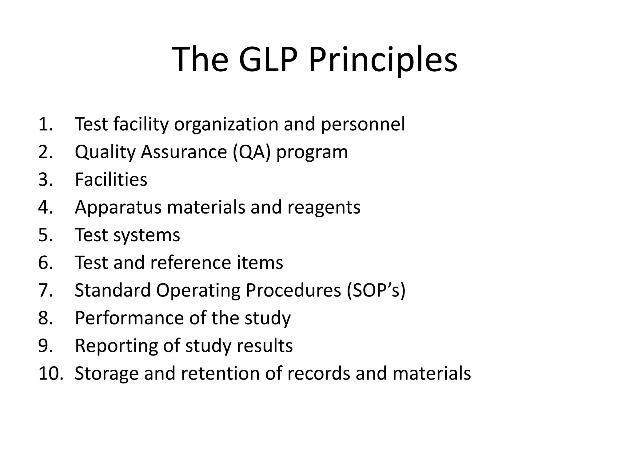 Good laboratory practices | PPTX