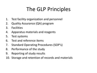 Good laboratory practices | PPTX