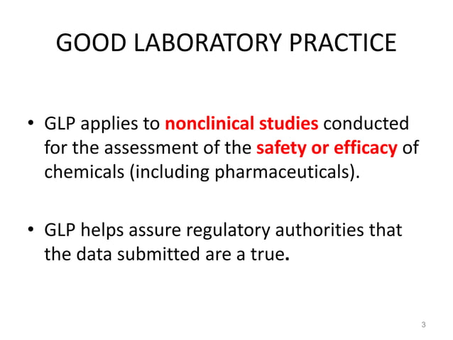 Good laboratory practices | PPTX | Pharmaceutical Industry | Industries