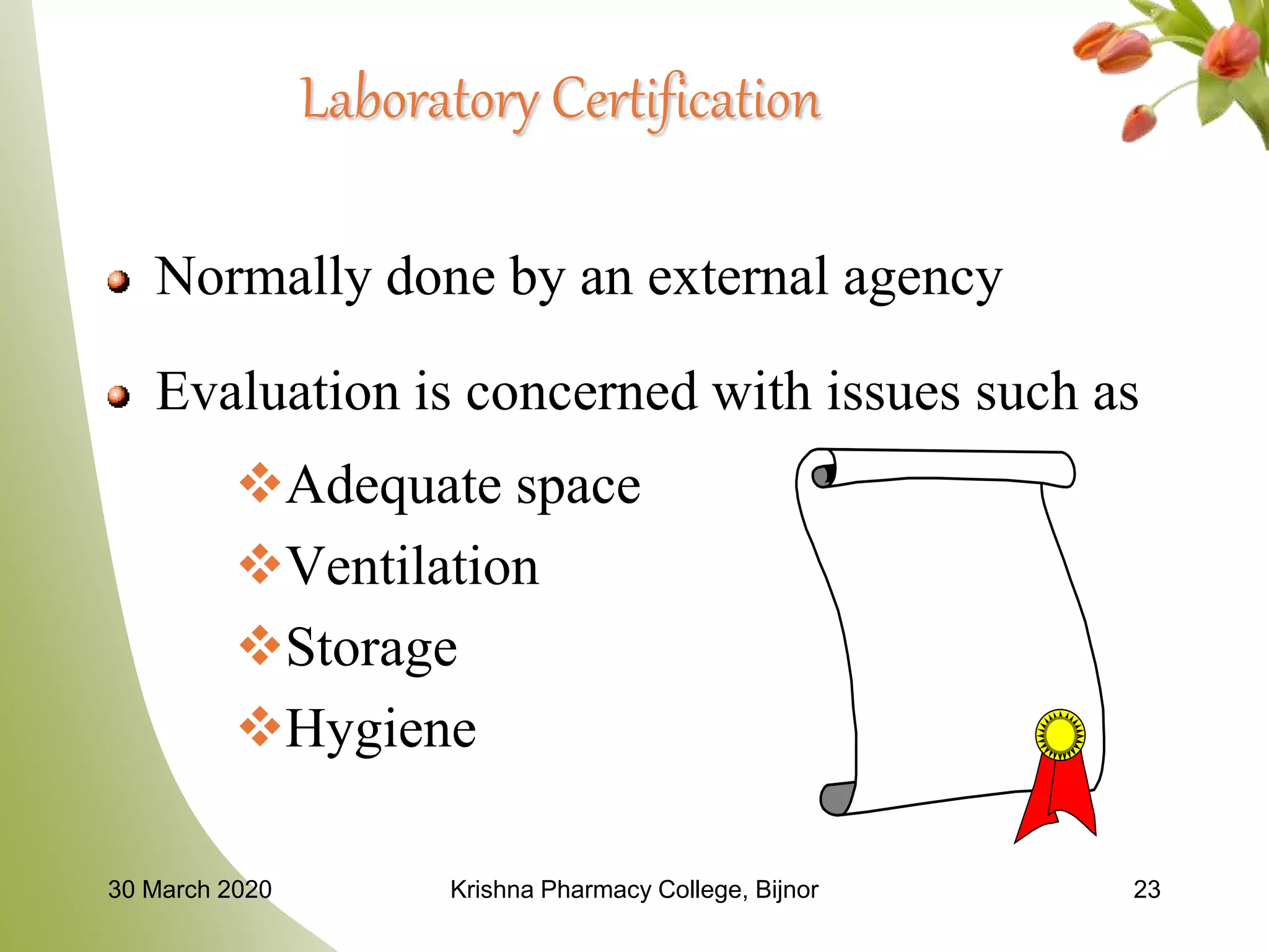 Good laboratory practices | PPT