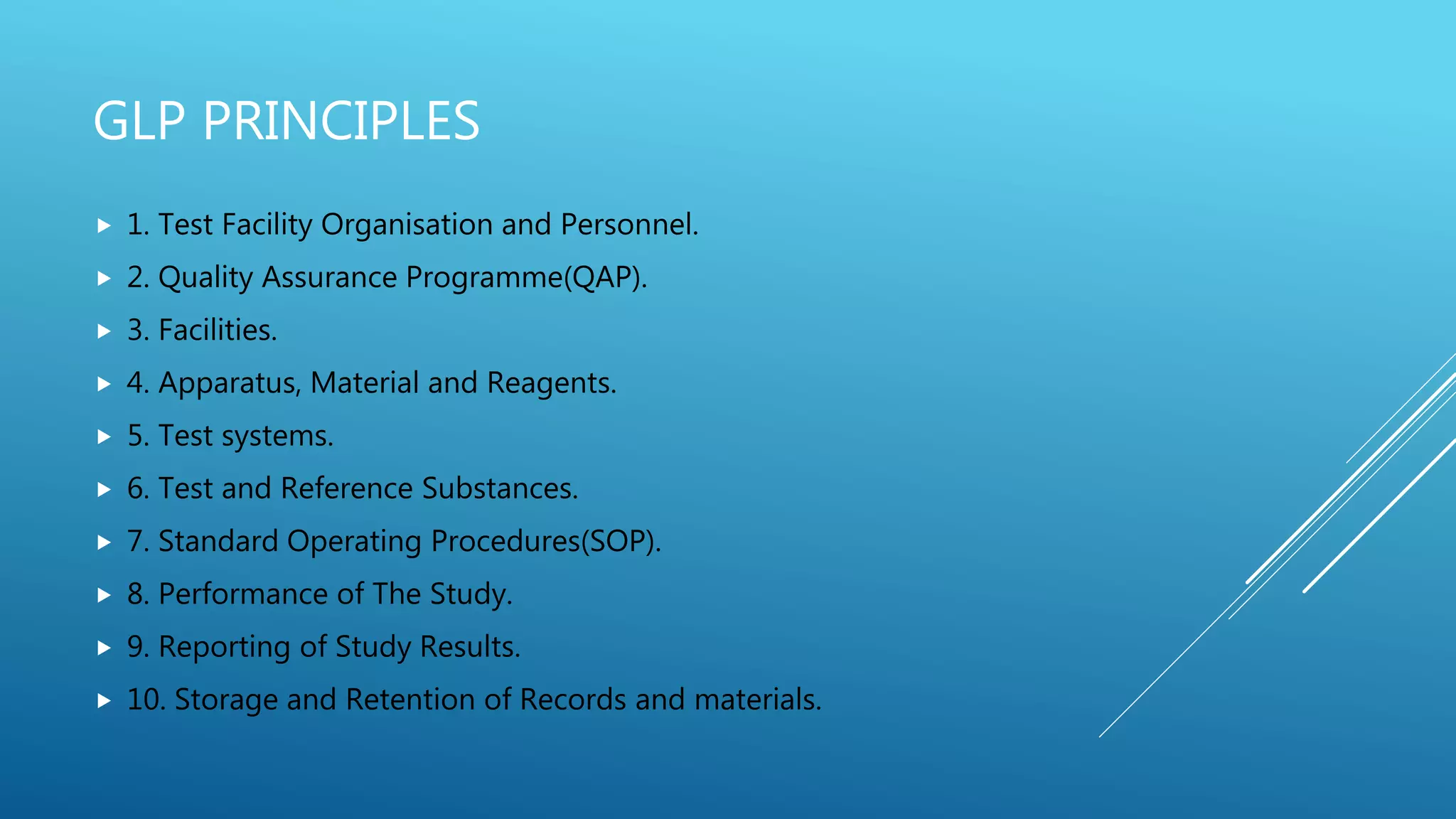 Good laboratory practices (GLP) | PPTX | Chemistry | Science