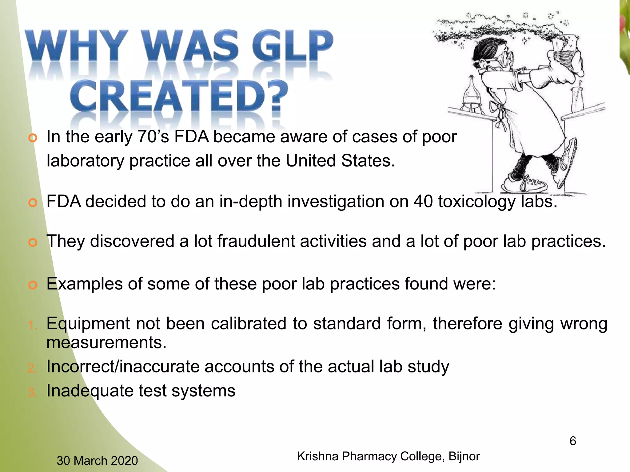 Good laboratory practices1 | PPT