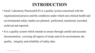 GOOD LABORATORY PRACTICES 2021.pptx you should know | PPTX
