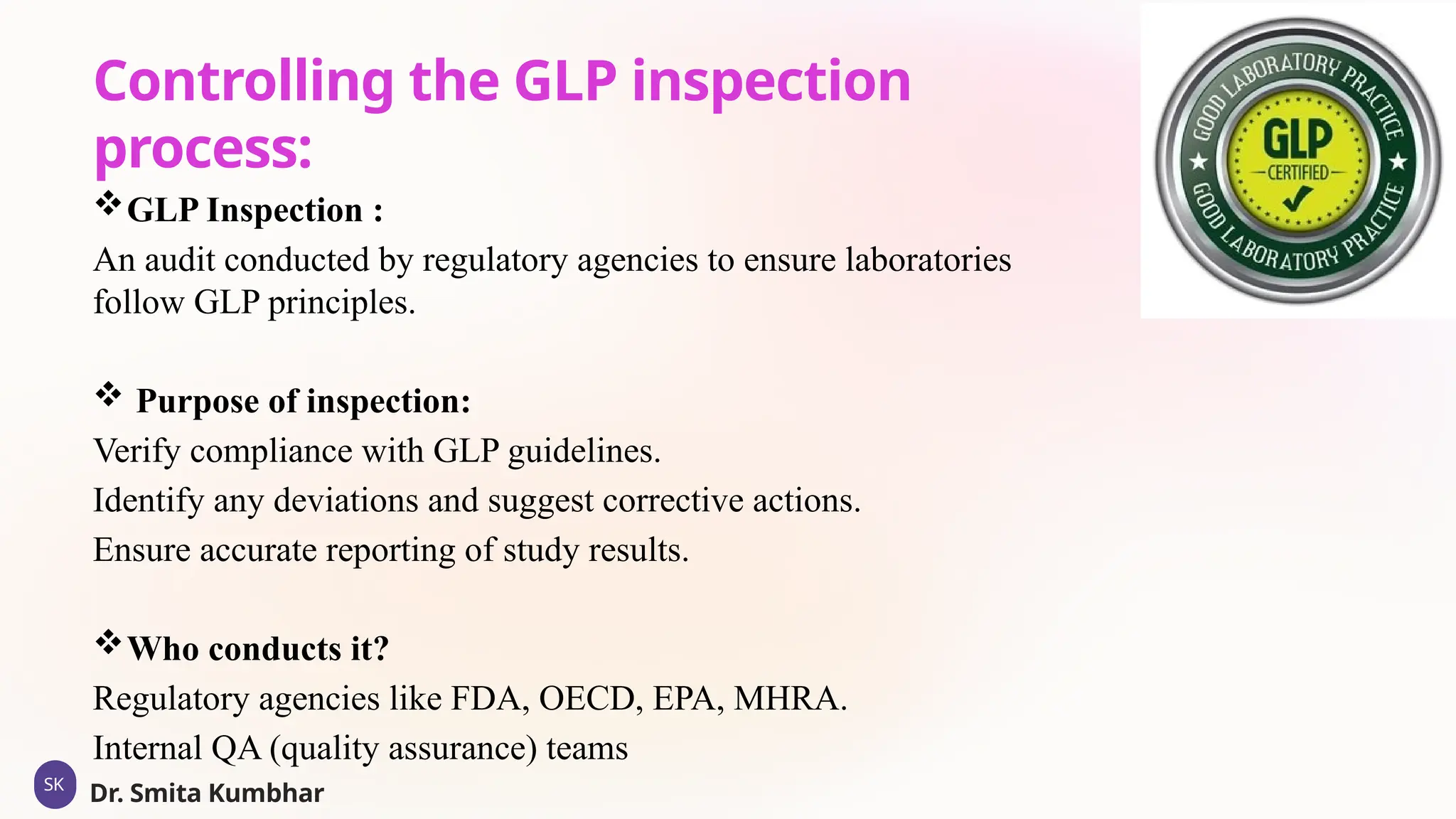 Good Laboratory Practices (GLP) Ensuring Quality and Compliance.pptx