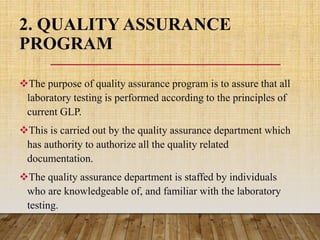 Good Laboratory Practices Mubashir Maqbool | PPTX