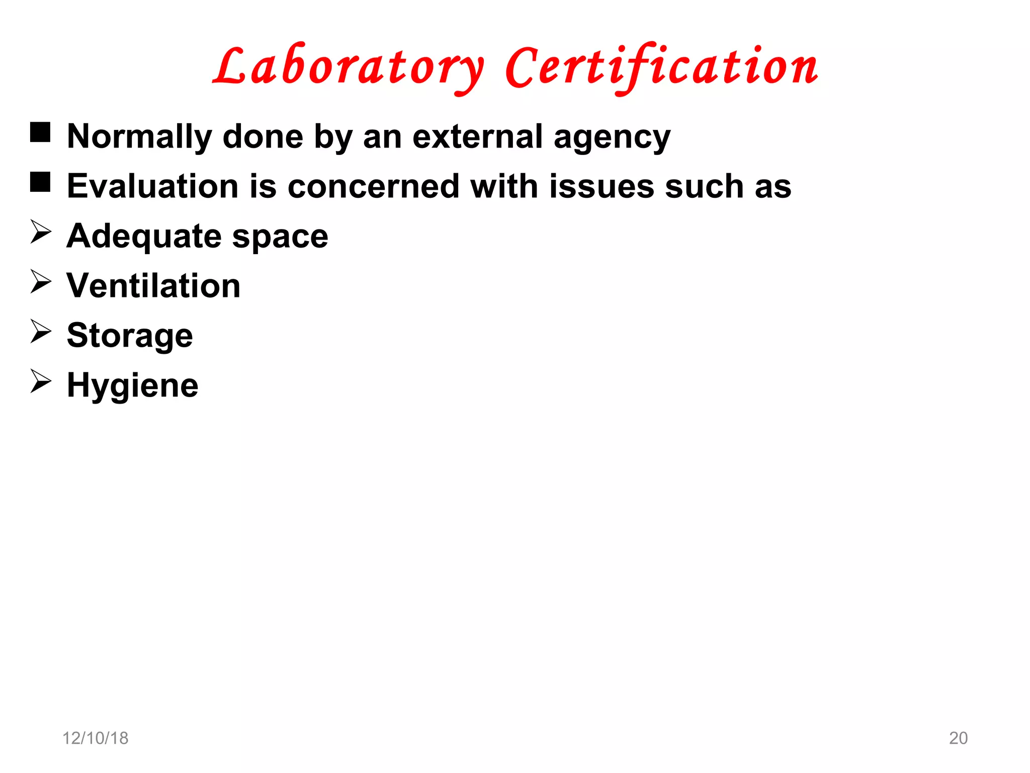 Good lab practices (GLP) | PPT