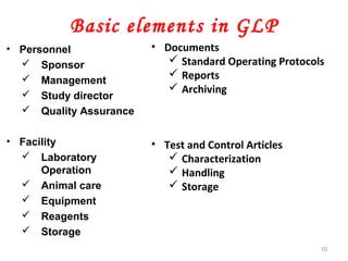 Good lab practices (GLP) | PPT