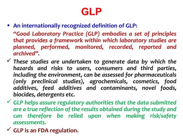 Good lab practices (GLP) | PPT | Chemistry | Science