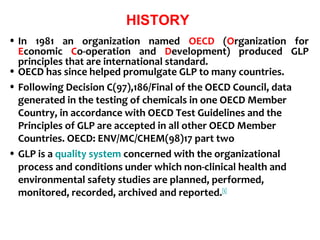 Good lab practices (GLP) | PPT