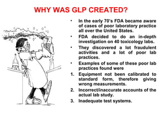 Good lab practices (GLP) | PPT