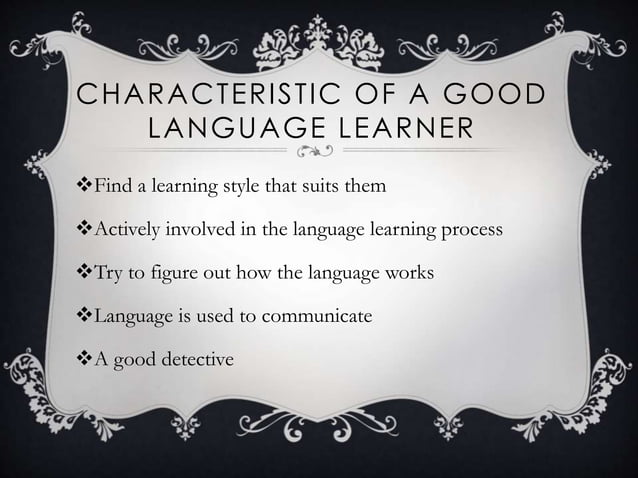 Good language learner’s | PPT