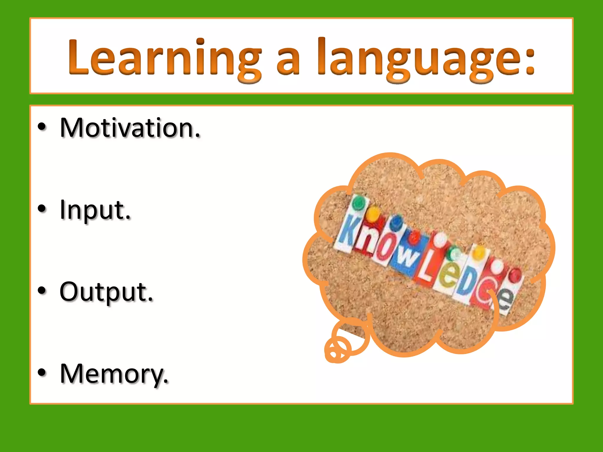 For being a good learner of English. | PPTX