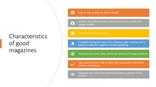 What makes a good magazine | PPT