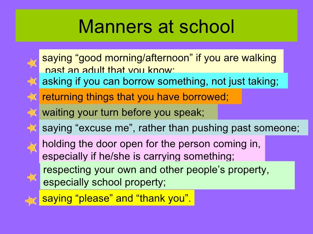 Good Manners good-manners