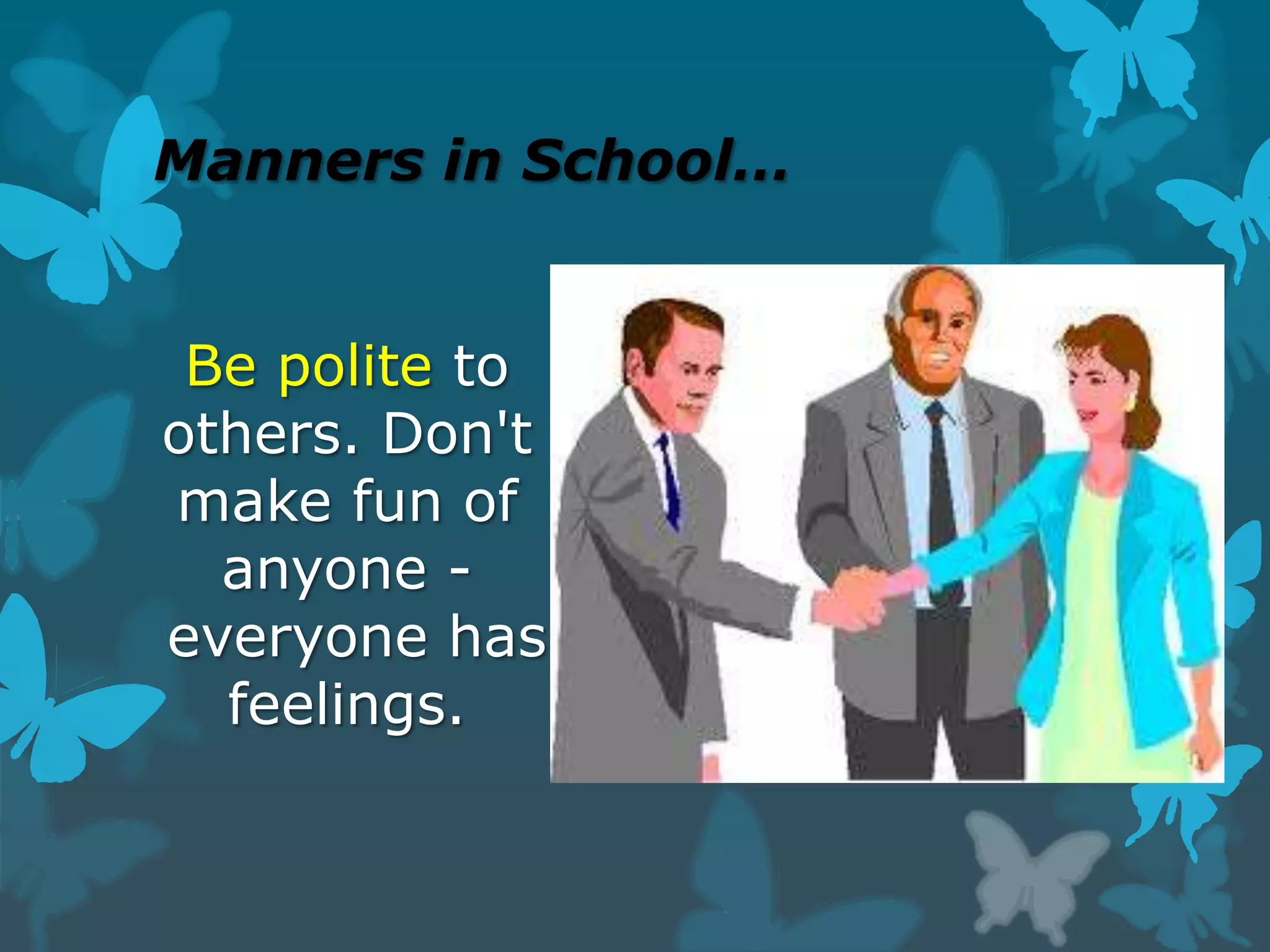 Good manners | PPTX
