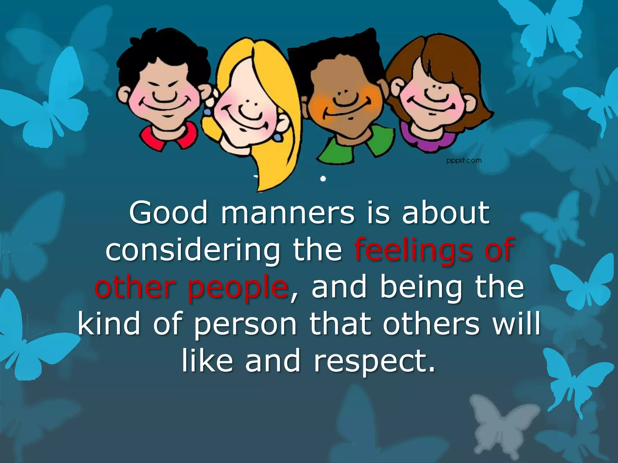 Good manners | PPTX