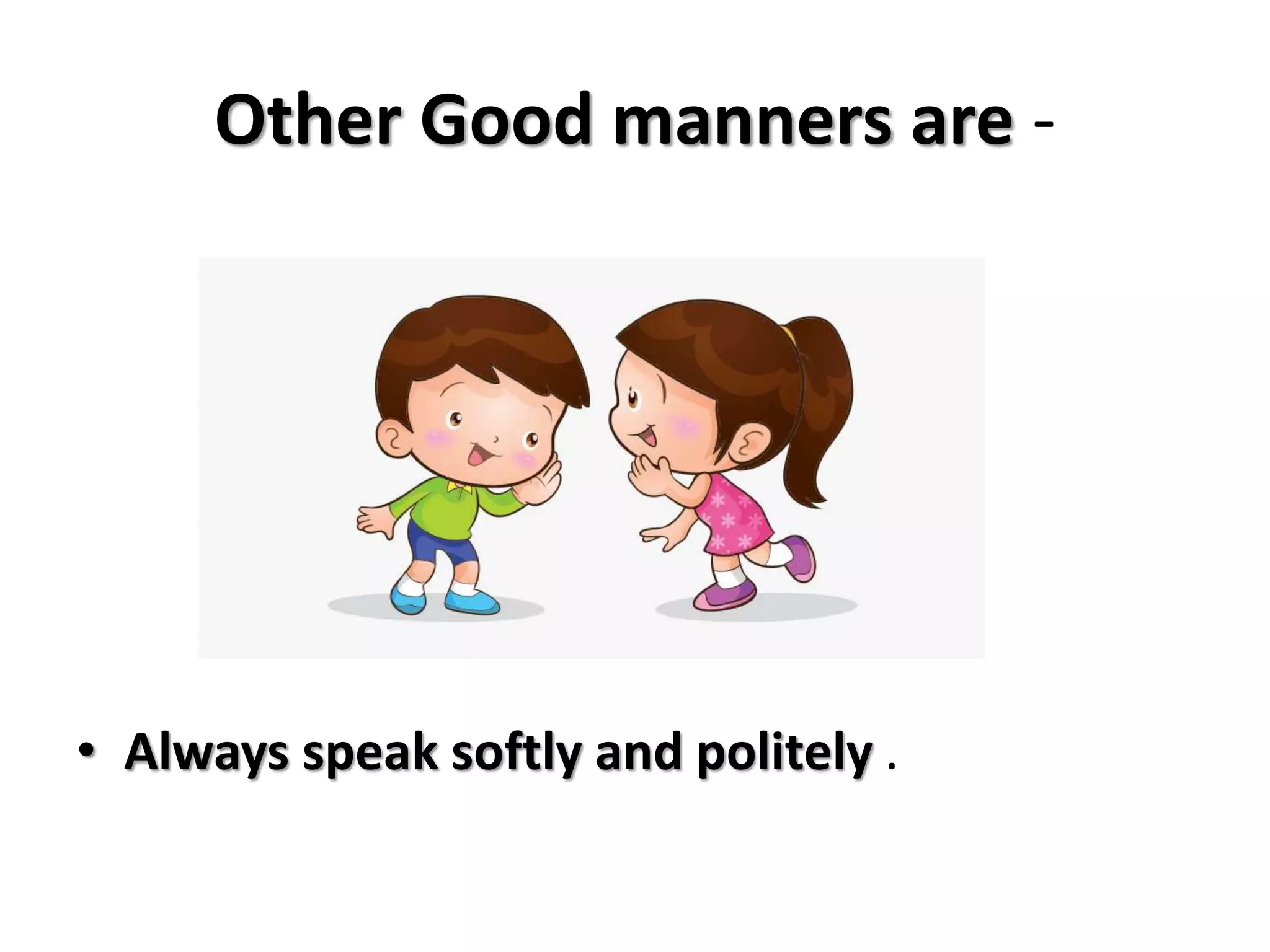 Good manners | PPT
