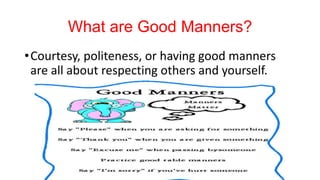 Good manners (1) | PPTX