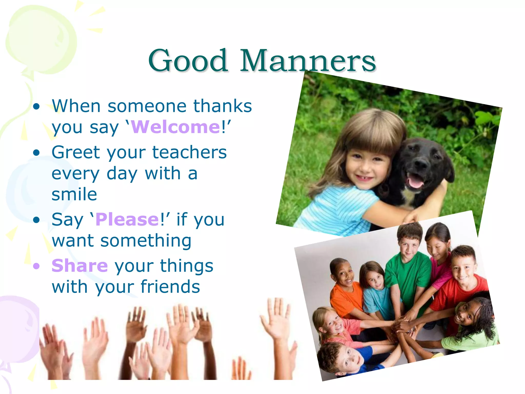 Good Manners at School.ppt